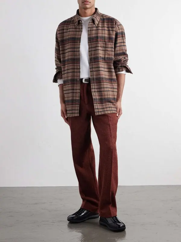 Portuguese Flannel Stalia Checked Cotton-flannel Shirt
