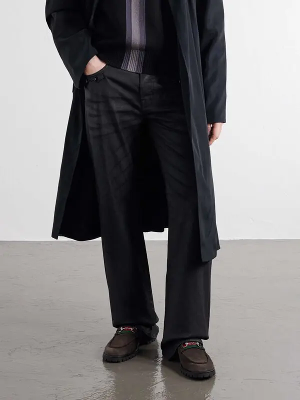 Gucci Sylke Horsebit-embellished Suede Loafers