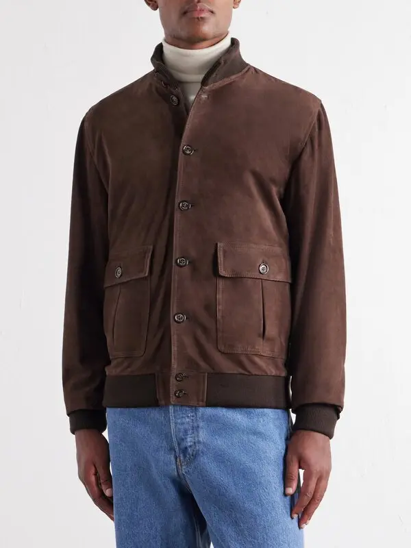 VALSTAR Valstarino Suede Jacket - Brown