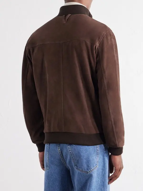 VALSTAR Valstarino Suede Jacket - Brown
