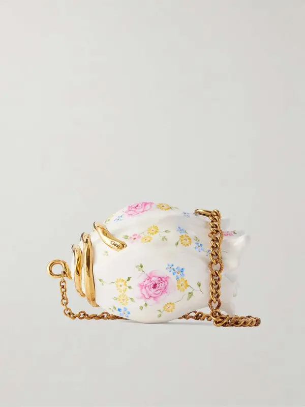 Chloé Souvenir Treasures Floral-print Resin Shoulder Bag