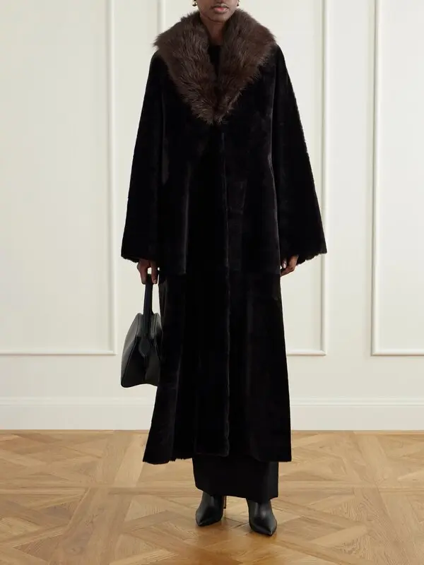 Nour Hammour Astoria Shearling Coat