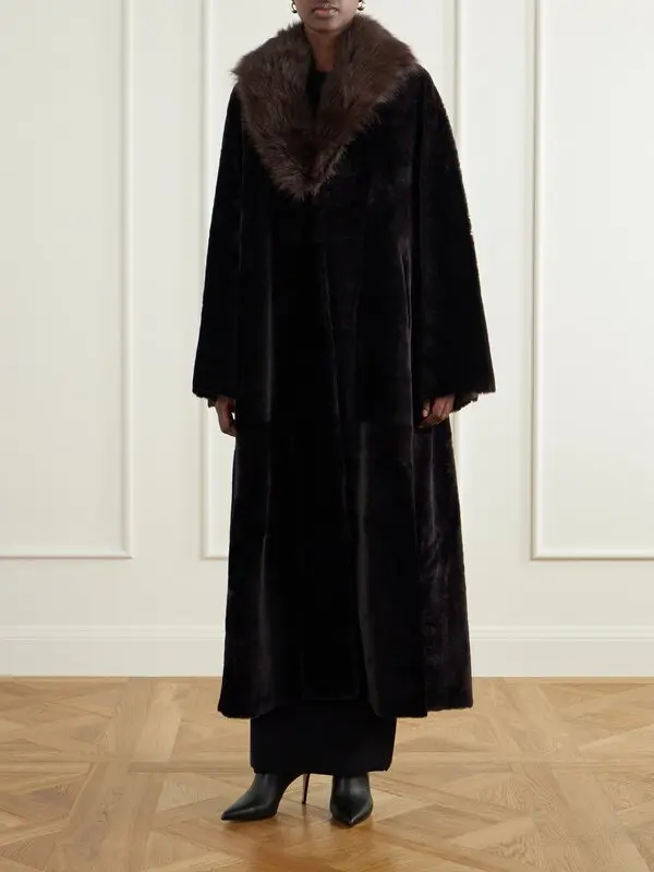 Nour Hammour Astoria Shearling Coat