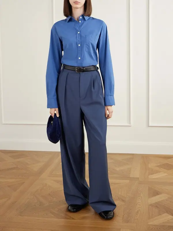 Tibi Woven Wide-leg Pants