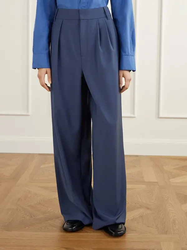 Tibi Woven Wide-leg Pants