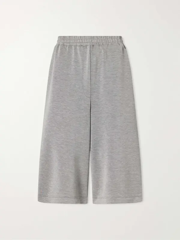 Tibi Feather Weight Jersey Shorts