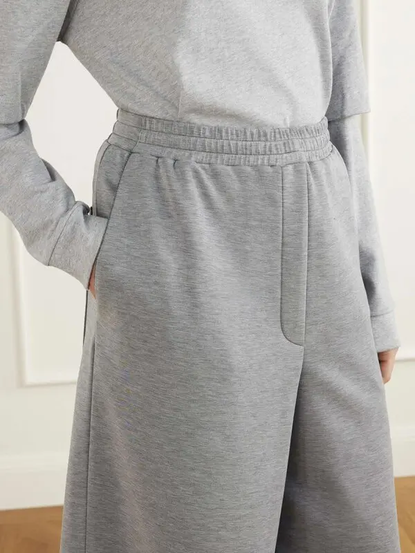 Tibi Feather Weight Jersey Shorts