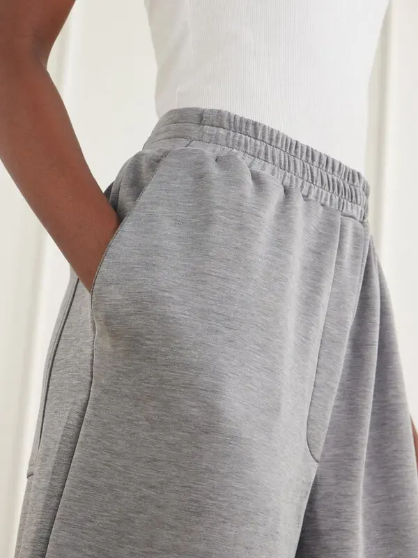 Tibi Feather Weight Jersey Shorts