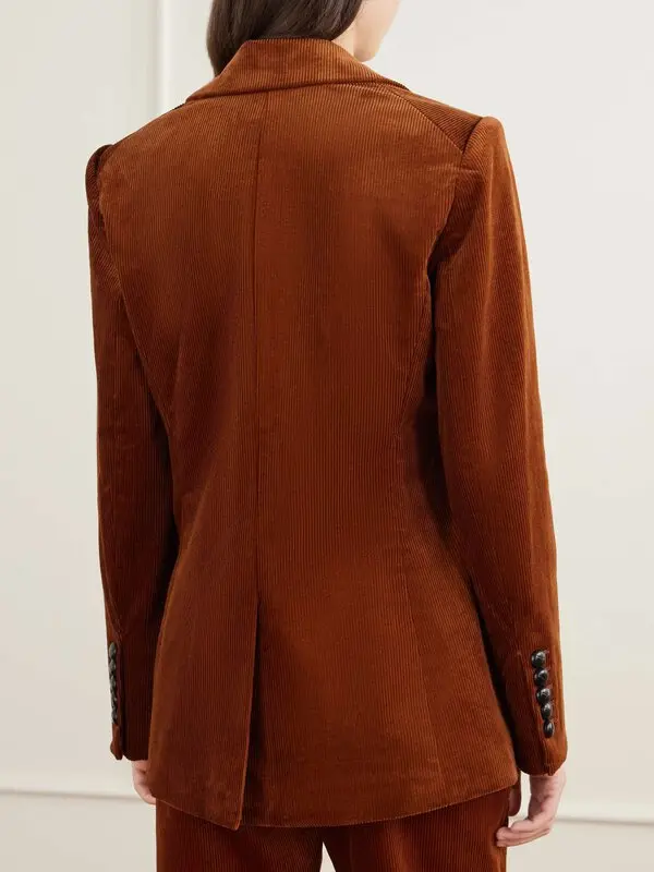 Veronica Beard Livvy Dickey Cotton-blend Corduroy Blazer