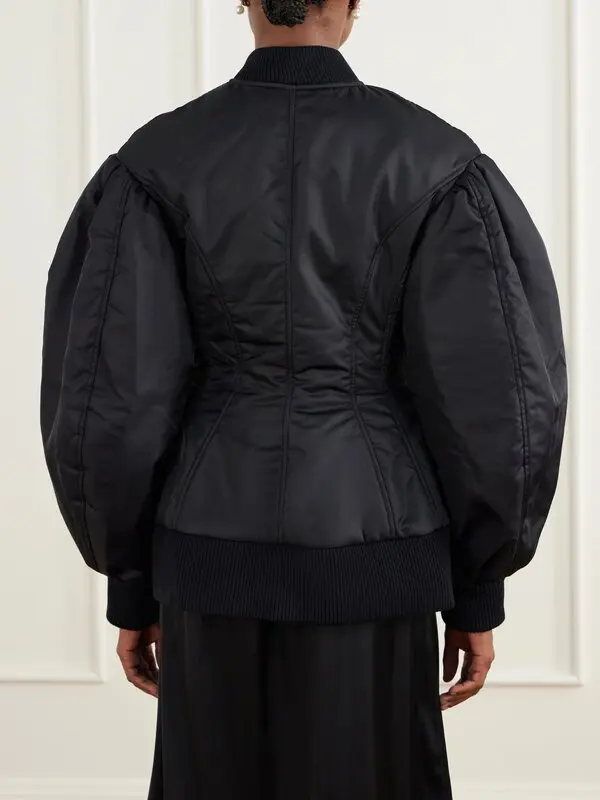 Simone Rocha Satin Bomber Jacket