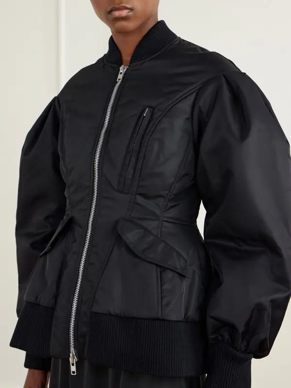 Simone Rocha Satin Bomber Jacket