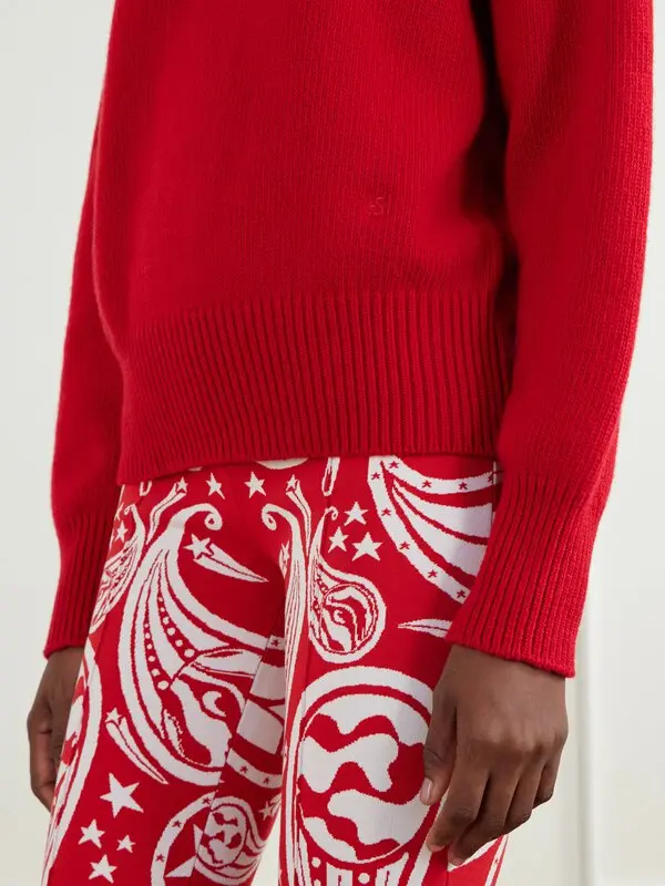 HIGH SPORT Haley Wool And Cashmere-blend Sweater