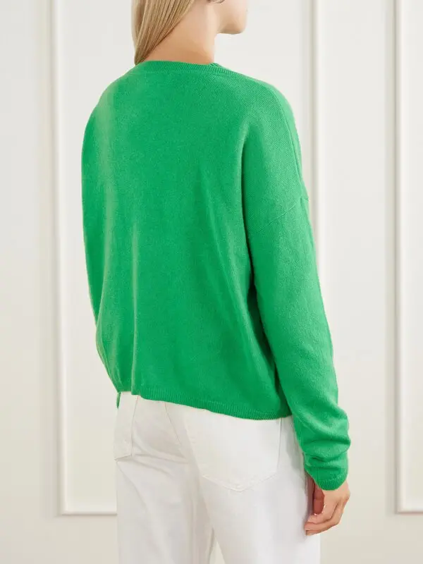 LISA YANG Abby Cashmere Cardigan - Green