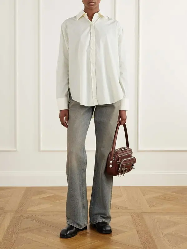 MFPEN Inquiry Striped Cotton Shirt - Cream