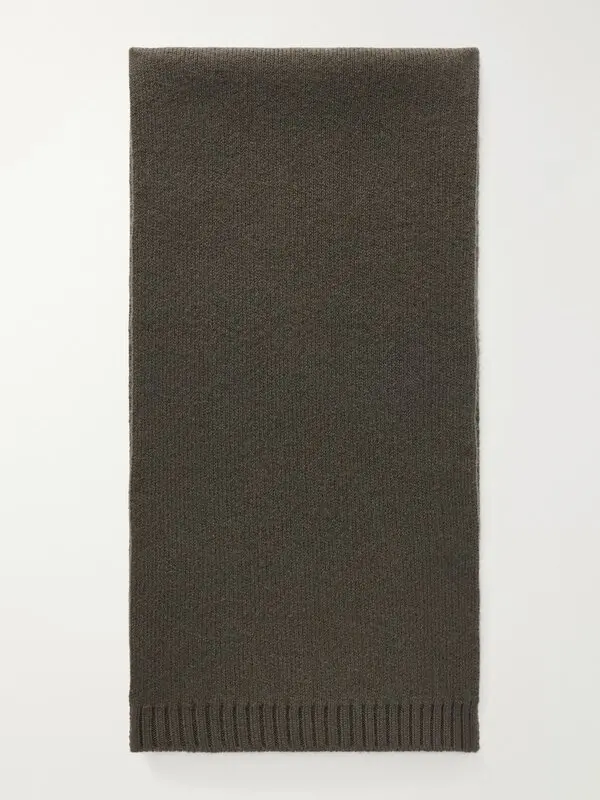 LISA YANG Frederica Cashmere Scarf - Green