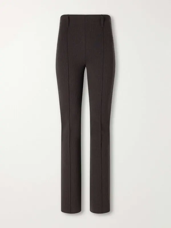HIGH SPORT Luke Ribbed Cotton-blend Straight-leg Pants