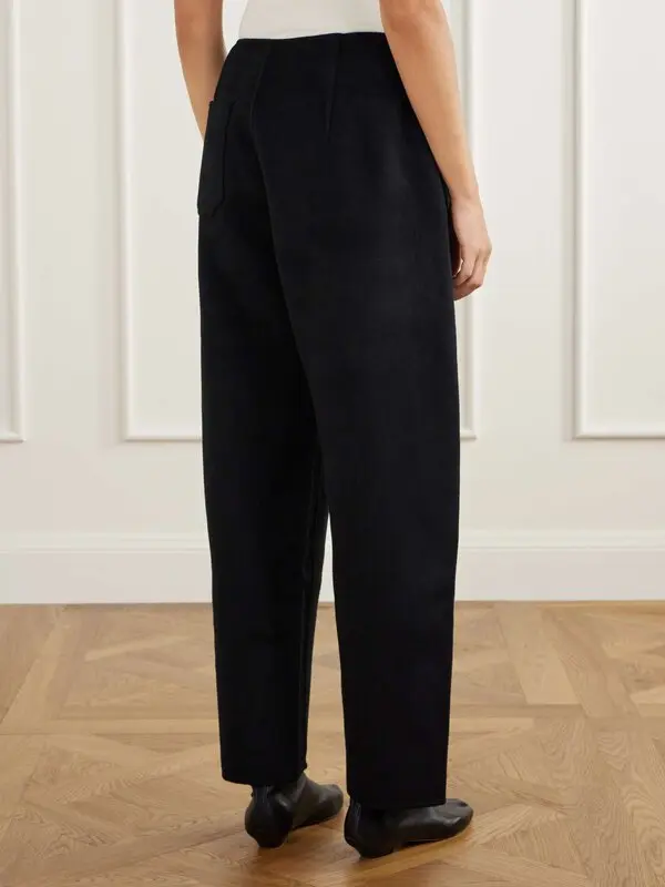 LISA YANG Wool And Cashmere-blend Wide-leg Pants