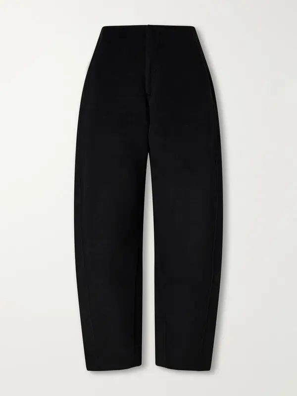 LISA YANG Wool And Cashmere-blend Barrel-leg Pants