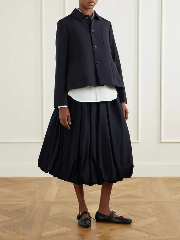 Comme Des Garçons Wool Jacket - Navy