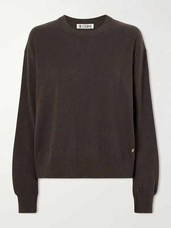 Eterne Cotton And Cashmere-blend Sweater