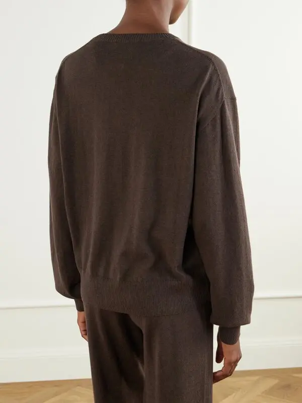 Eterne Cotton And Cashmere-blend Sweater