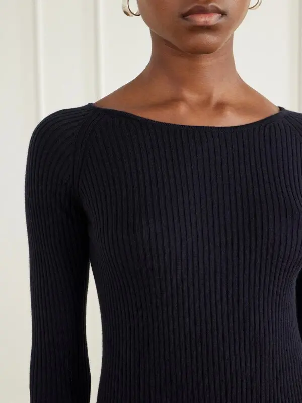 HIGH SPORT Bara Ribbed Cotton And Cashmere-blend Sweater