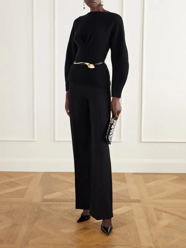 Carolina Herrera Wool And Cashmere-blend Sweater