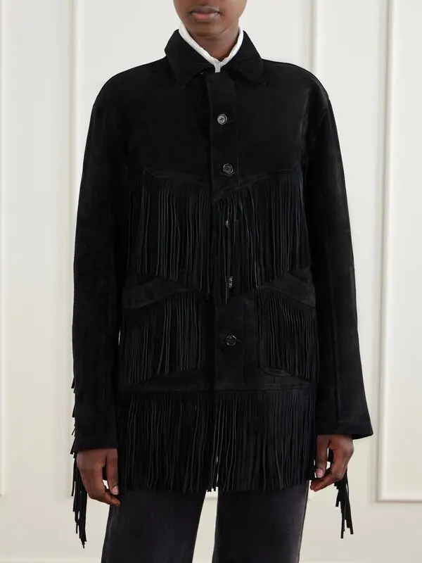 BODE Appalachian Fringed Suede Jacket