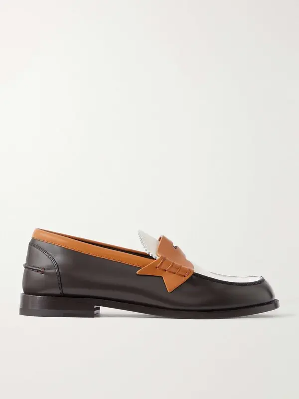 CHRISTIAN LOUBOUTIN The Plato Leather Penny Loafers