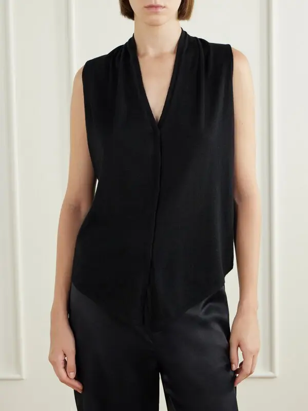 LISA YANG Paisley Cashmere Tank