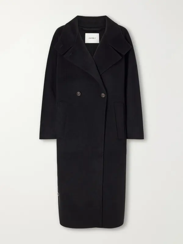 LISA YANG Button Wool And Cashmere-blend Coat