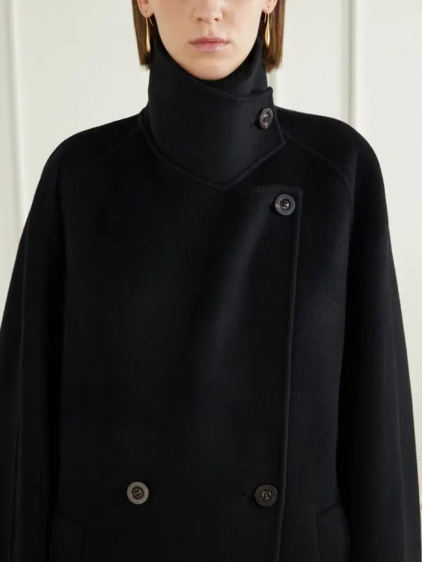 LISA YANG Button Wool And Cashmere-blend Coat
