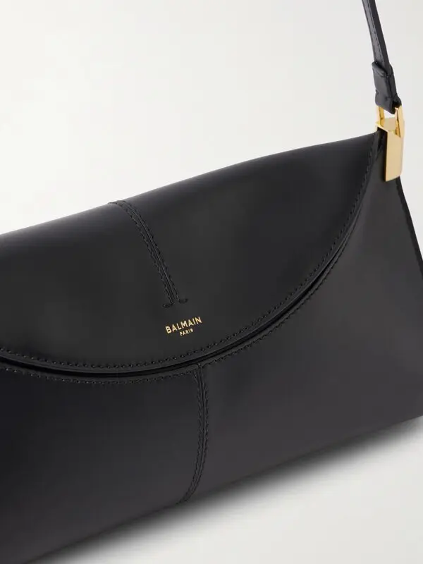Balmain Leather Mini Shoulder Bag