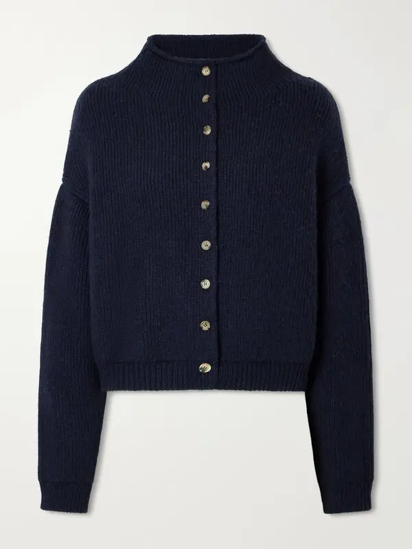 Khaite Marjorie Cashmere Cardigan - Blue