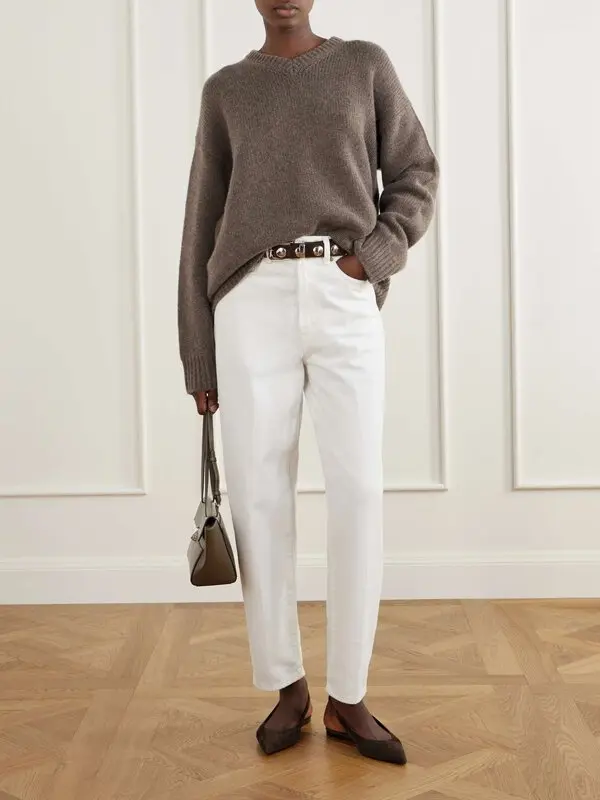 AeydĒ Annora Suede Slingback Flats - Chocolate
