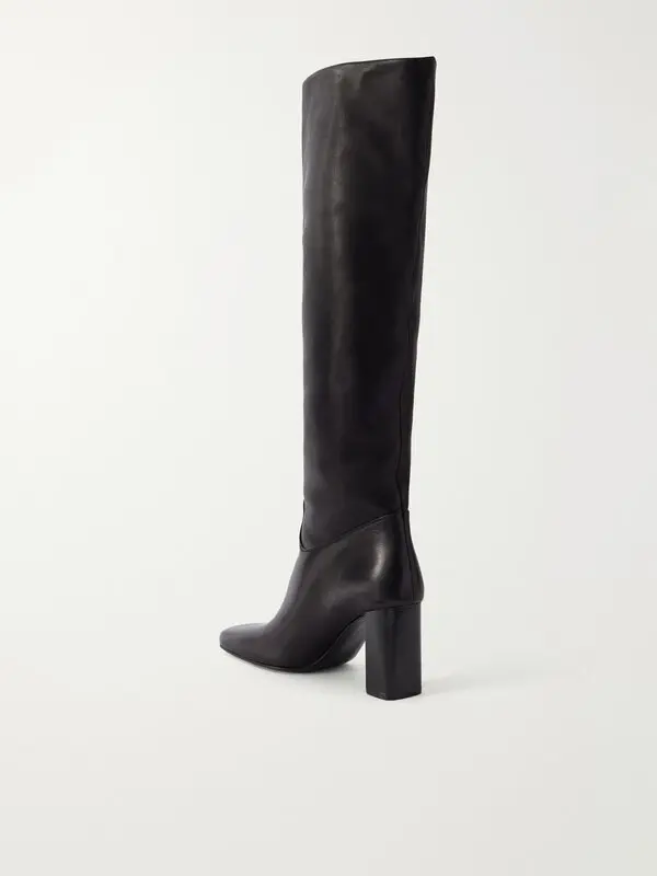 Khaite Petra 85 Leather Knee-high Boots