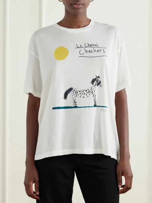 BODE Cheval Printed Cotton-jersey T-shirt