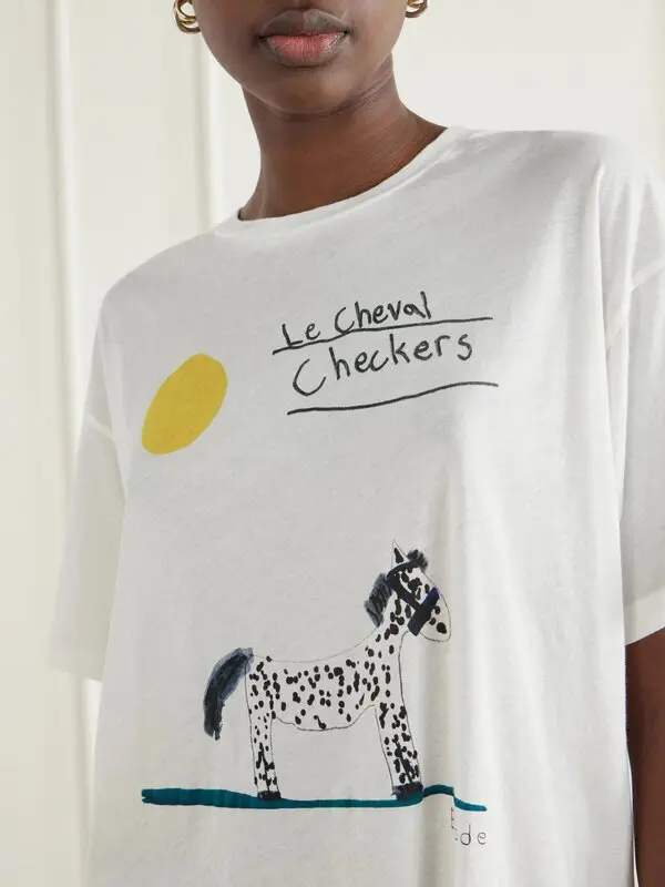 BODE Cheval Printed Cotton-jersey T-shirt