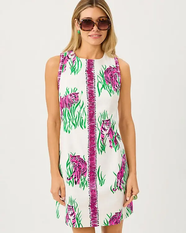 Lilly Pulitzer® Devyn Stretch Shift Dress In Straight Fit - Coconut