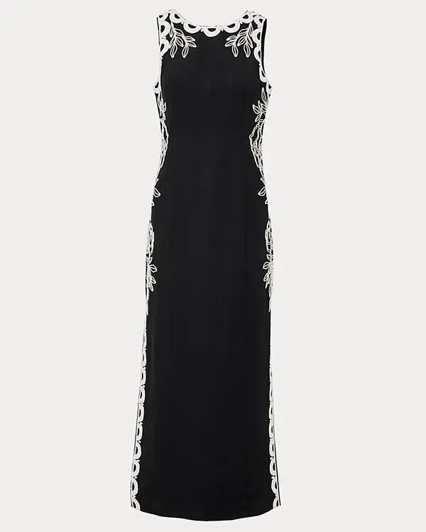 Lilly Pulitzer® Messina Maxi Shift Dress In Fitted With Beading