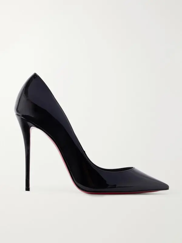 CHRISTIAN LOUBOUTIN La Pigalle 100 Patent-leather Pumps