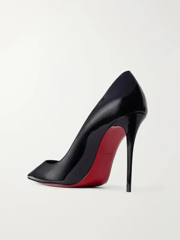 CHRISTIAN LOUBOUTIN La Pigalle 100 Patent-leather Pumps