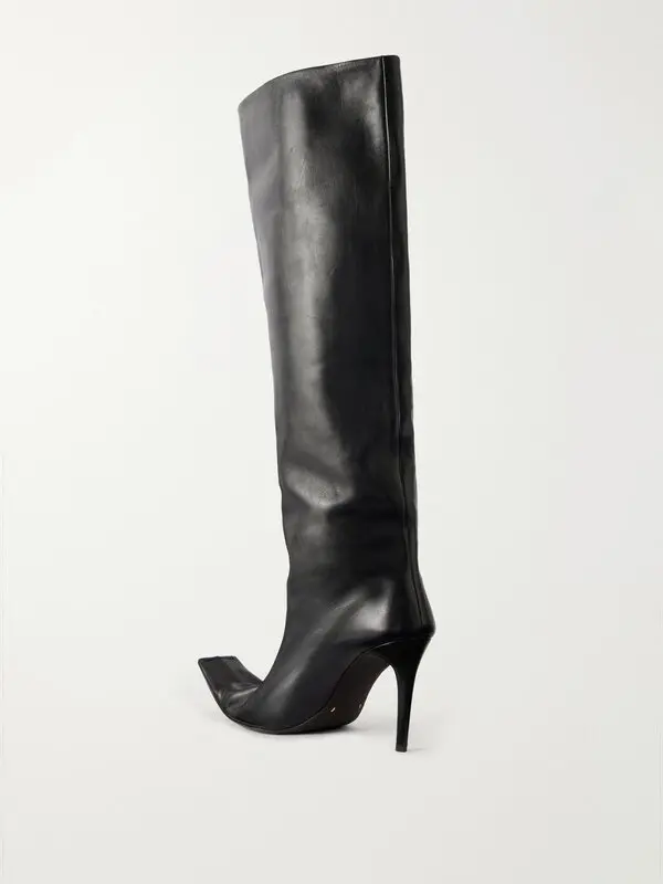 Khaite Marlene 85 Leather Knee-high Boots