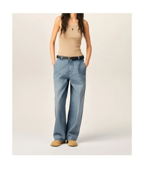 AMI Paris Belt Loop Jeans