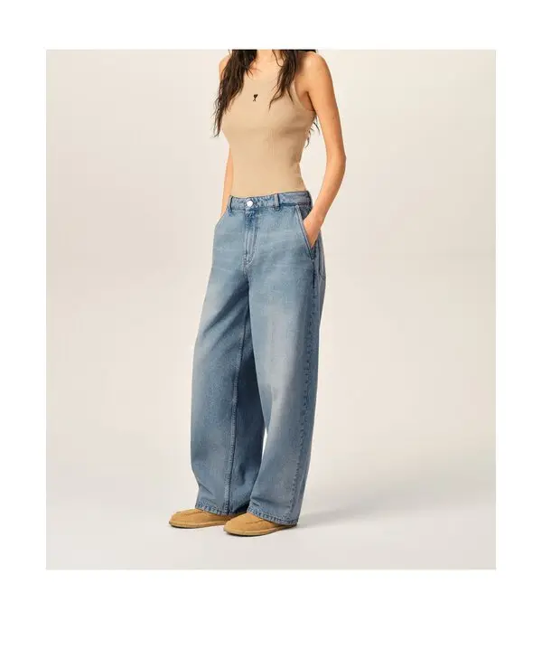 AMI Paris Belt Loop Jeans