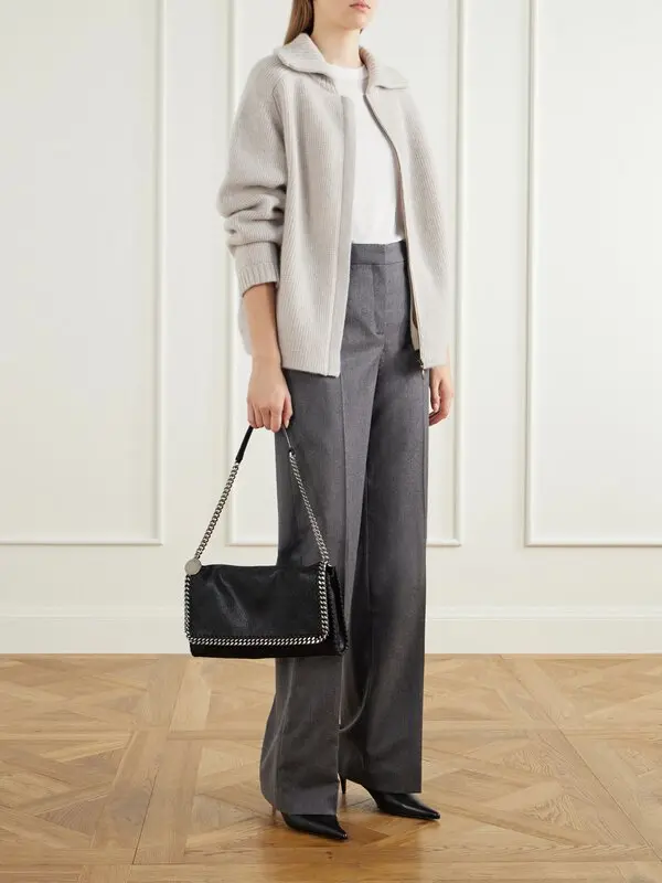 Stella McCartney Flabella Flap Vegetarian Material Shoulder Bag