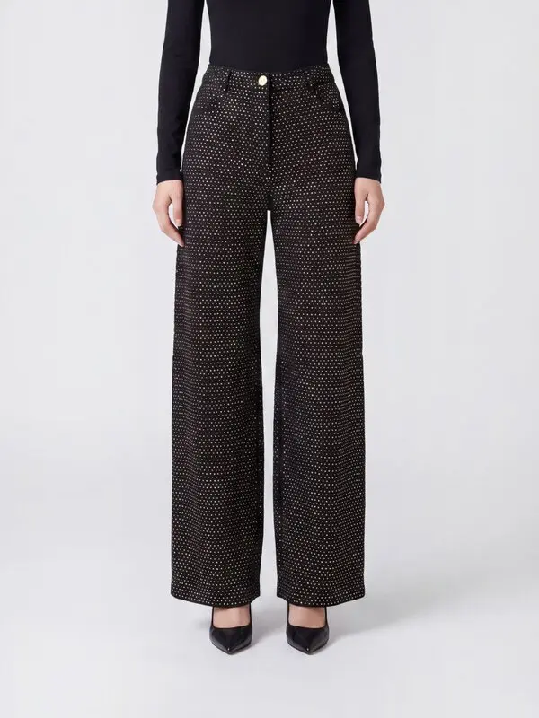 Elisabetta Franchi Ballon Embellished Jeans