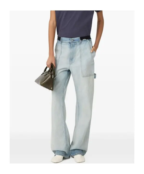 MAISON MARGIELA Belt-loop Jeans - White