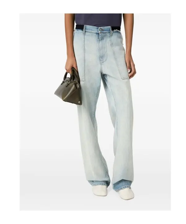 MAISON MARGIELA Belt-loop Jeans - White