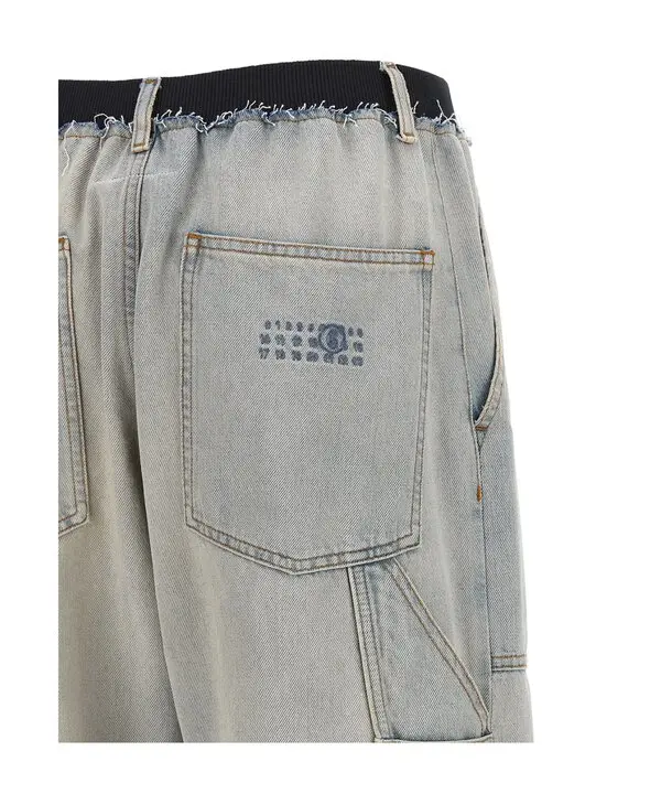 MAISON MARGIELA Belt-loop Jeans - White